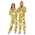 1-Pack Onesie Adult Hooded Pajamas, Soft Fleece Full Zip One Piece ...