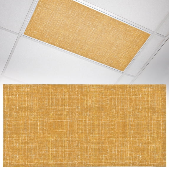 1 Pack Orange Fluorescent Light Covers for Ceiling Lights Abstract ...