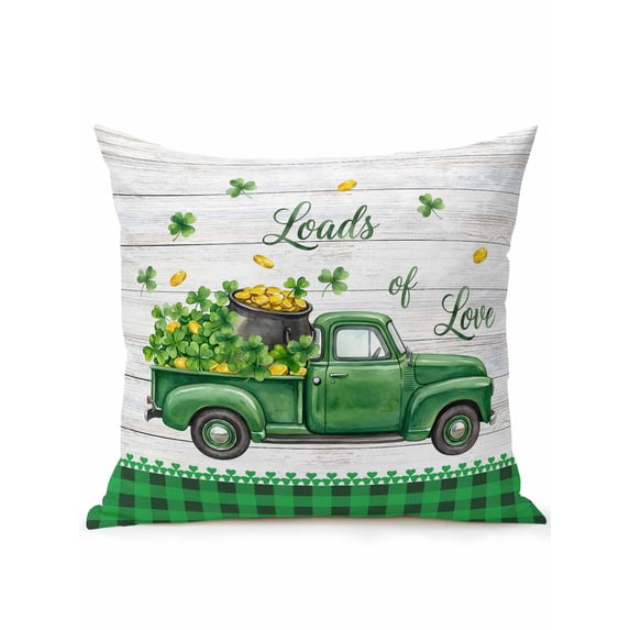 1 Pack Outdoor Throw Pillow, St. Patrick's Day Waterproof Pillow with ...