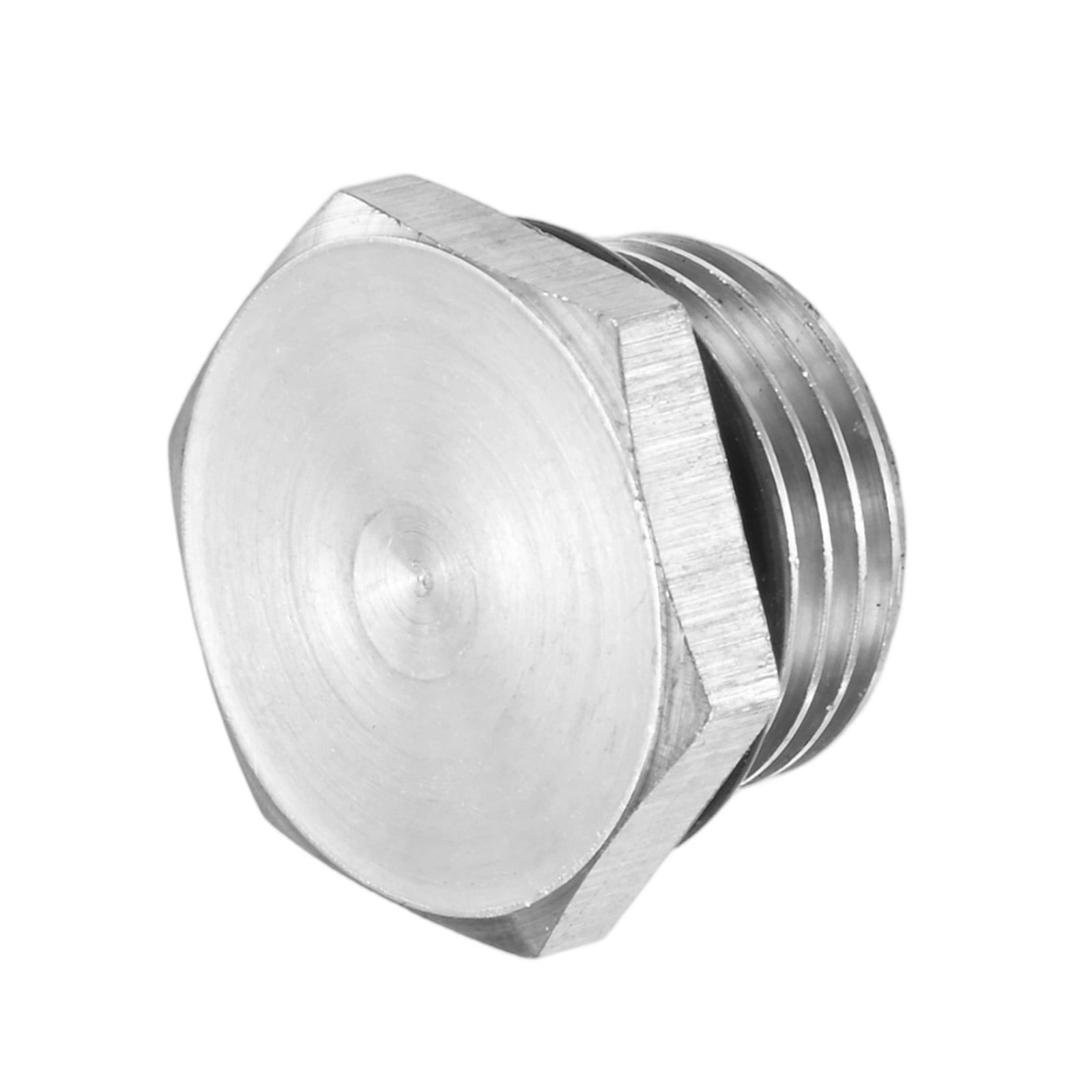 1-Pack Outer Hex Head Thread Pipe Plug Fitting, 3/8 NPT Male 304 ...