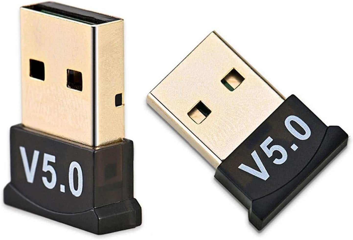 1 Pack PC Bluetooth Adapter, USB Bluetooth Adapter 5.0 Transmitter ...