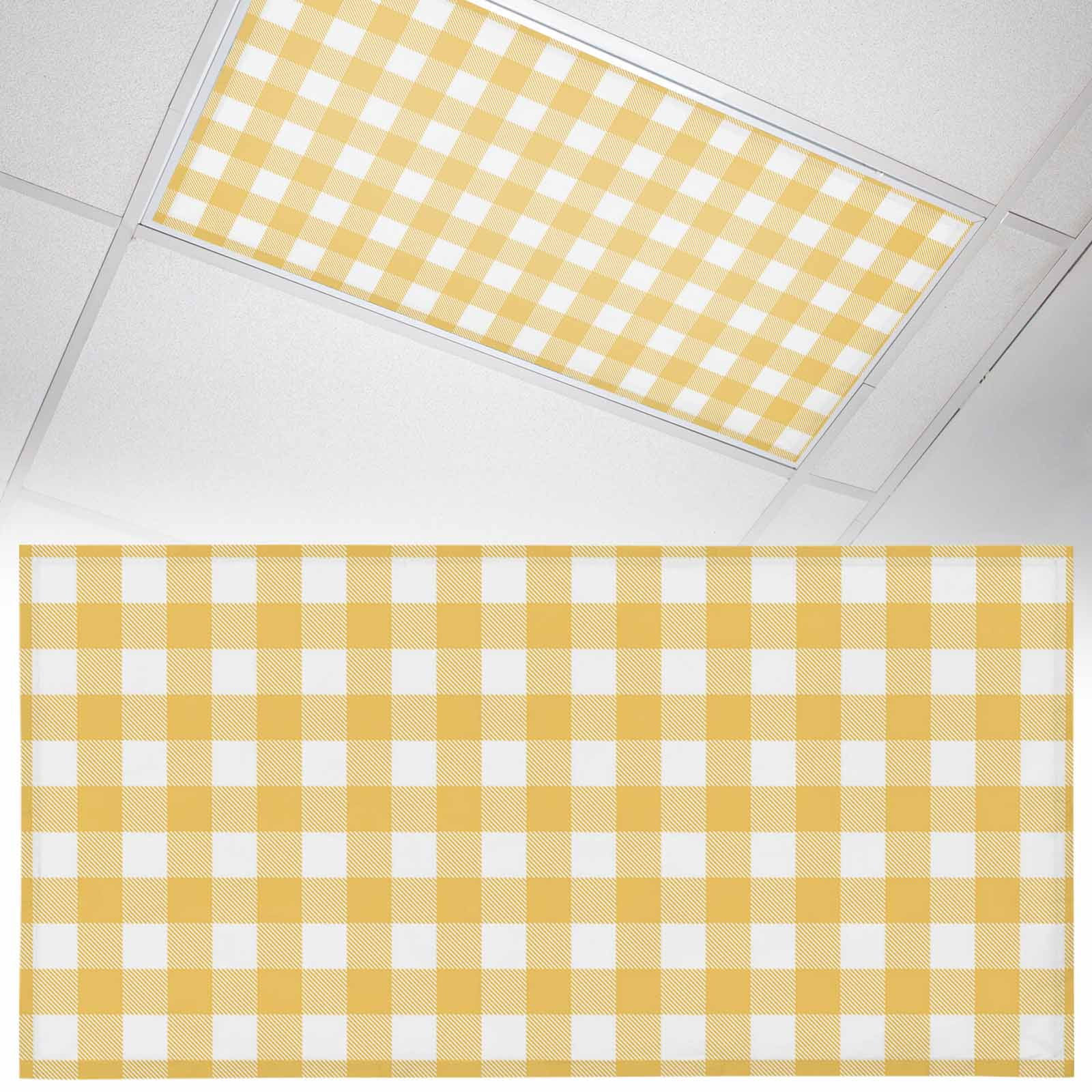 1 Pack Pastoral Style Fluorescent Light Covers for Ceiling Lights ...