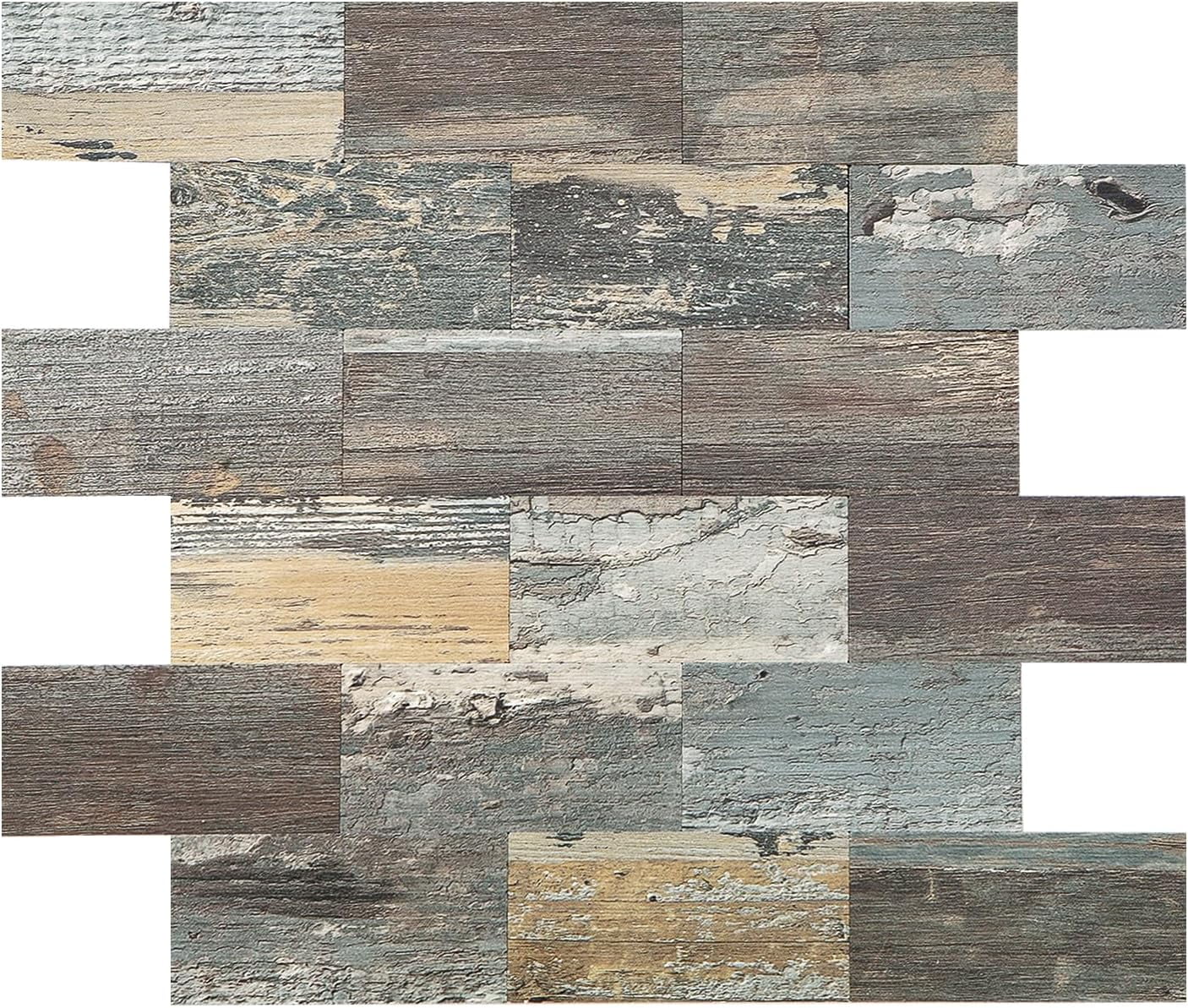 1-Pack Peel and Stick Tile Backsplash 12"X12" PVC Wall Tiles, Stick on ...