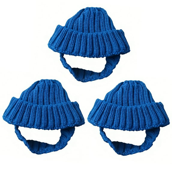 (1 Pack）Pet Knit Hat - Soft Cap for Small Dogs & Cats, Winter Warmth ...