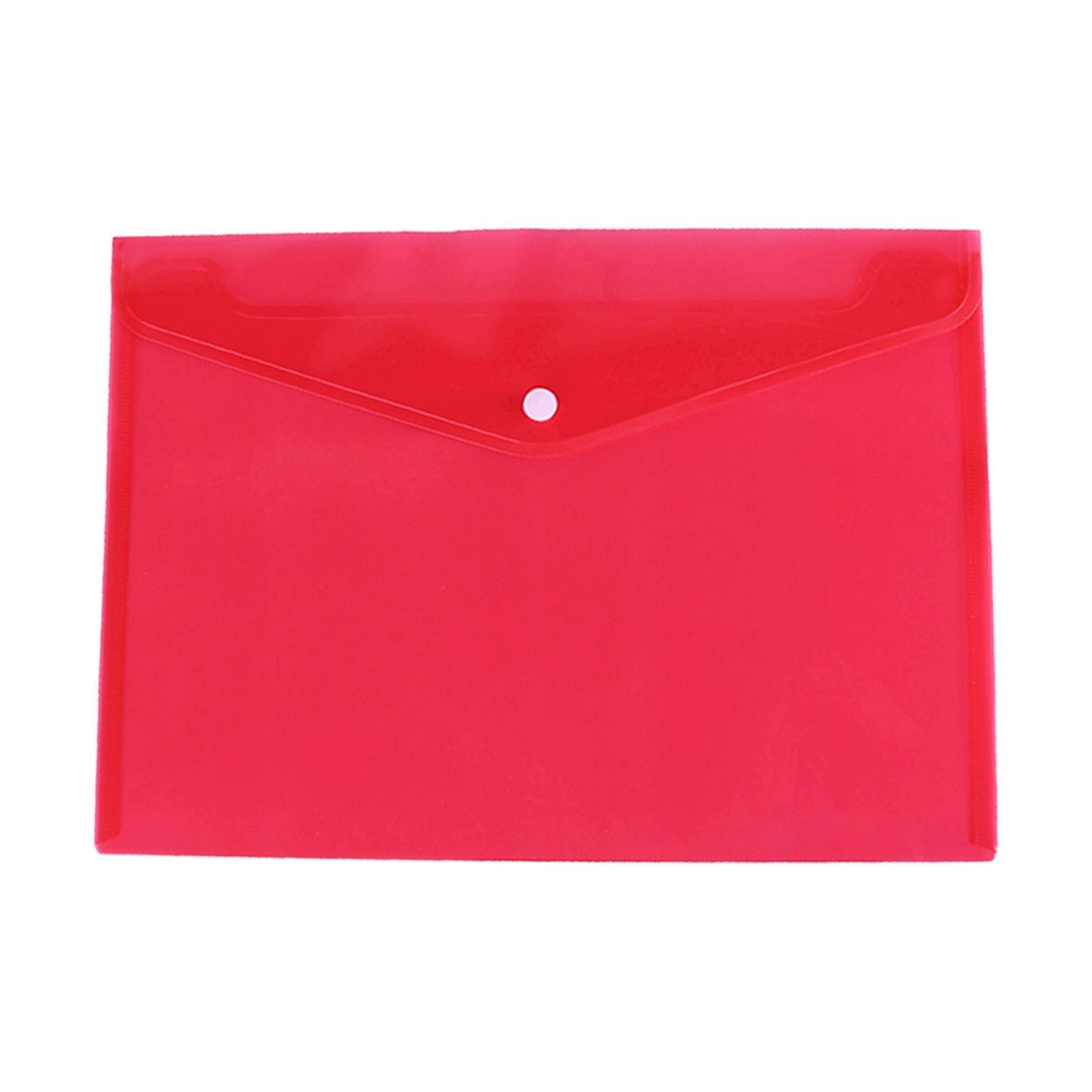 1 Pack Plastic File Folders - US Letter & A4 Size Clear Document ...