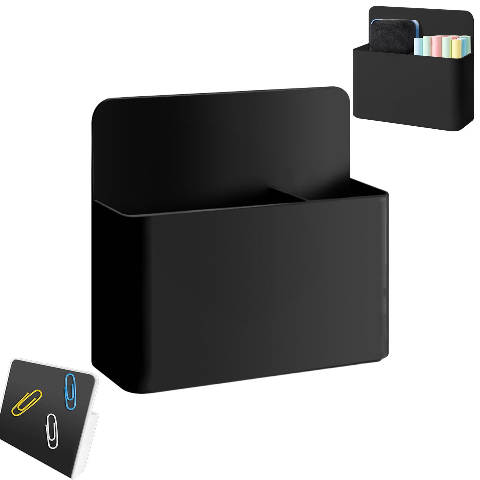 1 Pack Plastic Magnetic Pen Holder for Refrigerator, Dry Erase Marker ...