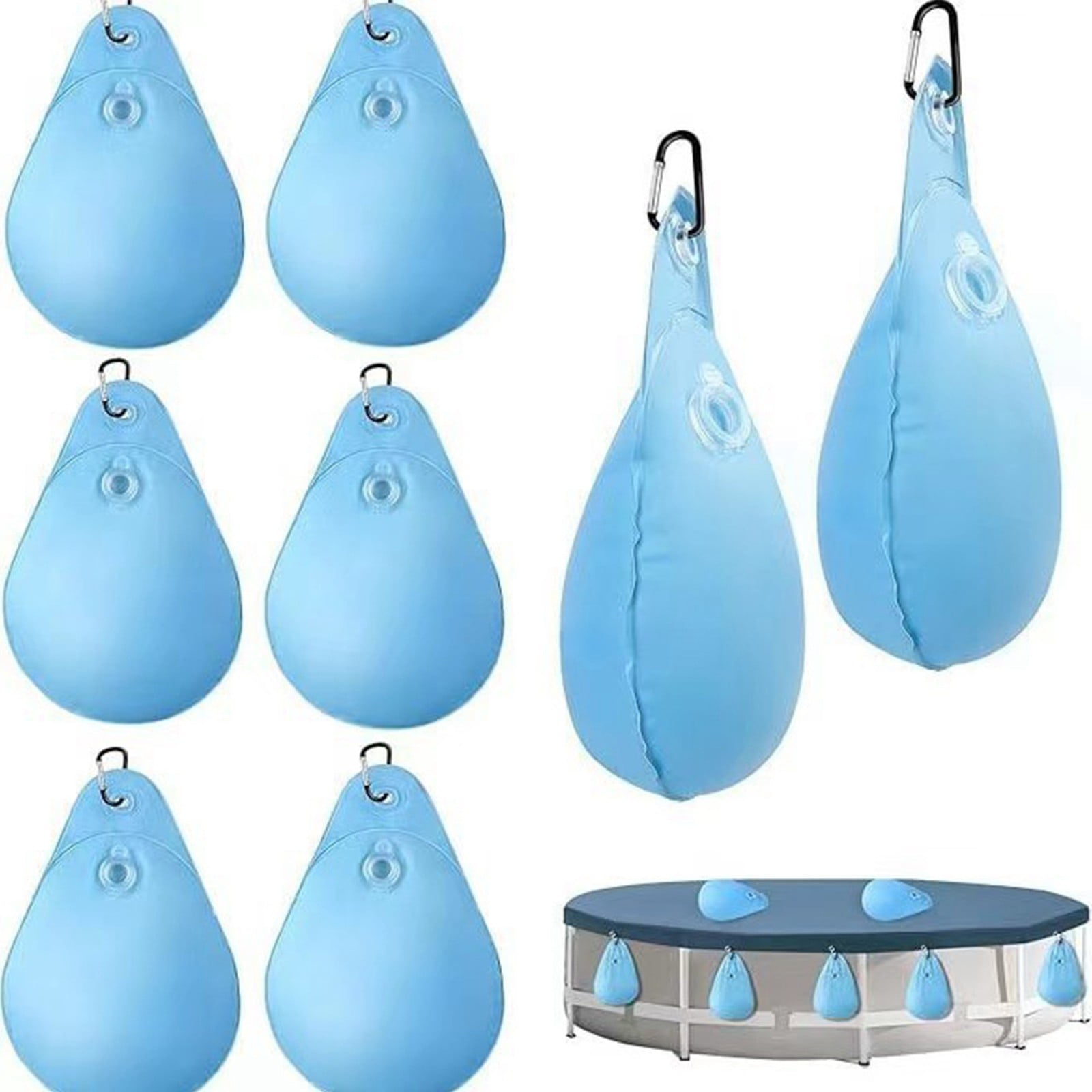 1 Pack Pool Cover Weights with Hooks,Above Ground Pool Cover Weights ...