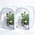 1-Pack Pop-Up Butterfly Habitat Cage, Clear Insect Terrarium, 16 x 16 x ...