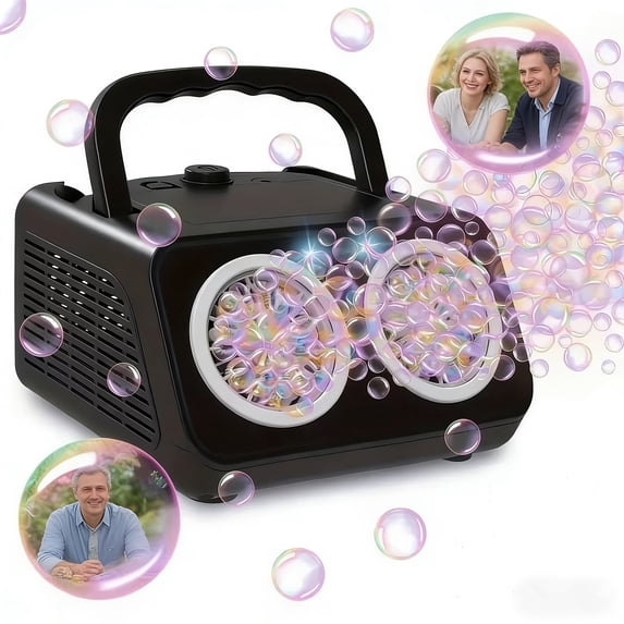 1 Pack Portable Automatic Bubble Maker Machine, Stage Atmosphere ...