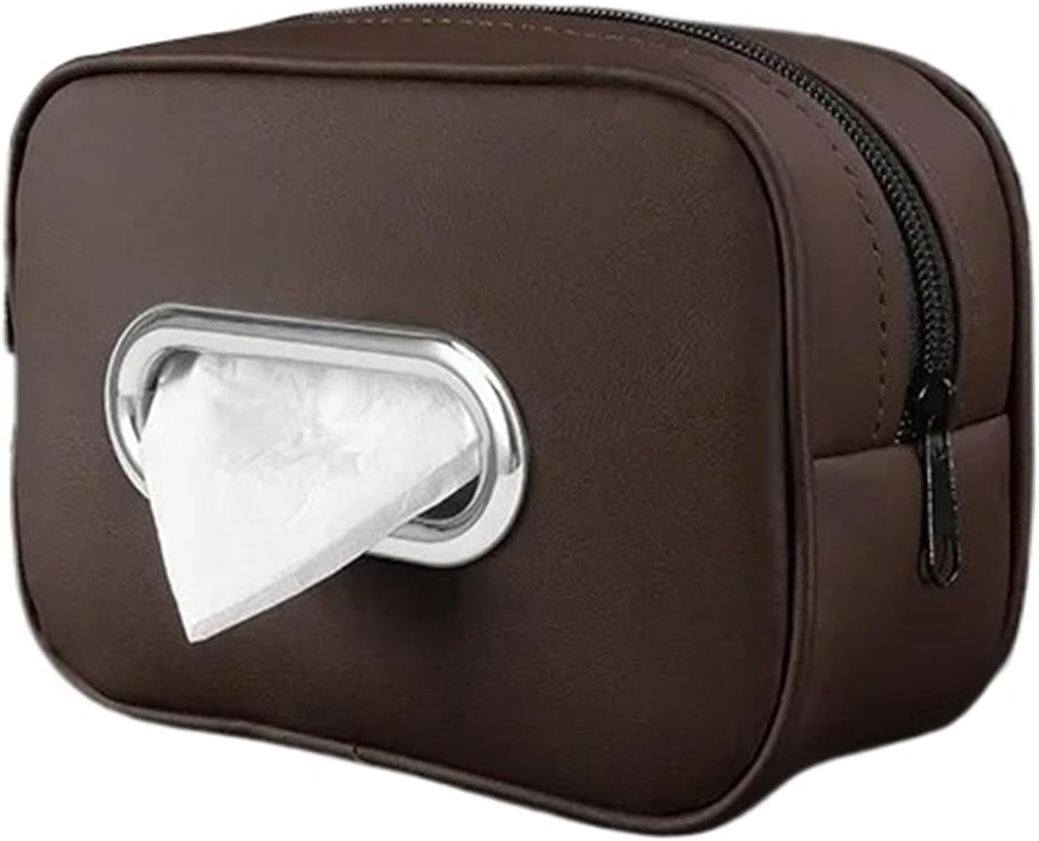 1 Pack Premium Nappa Leather Car Tissue Box Holder Universal Fit for ...