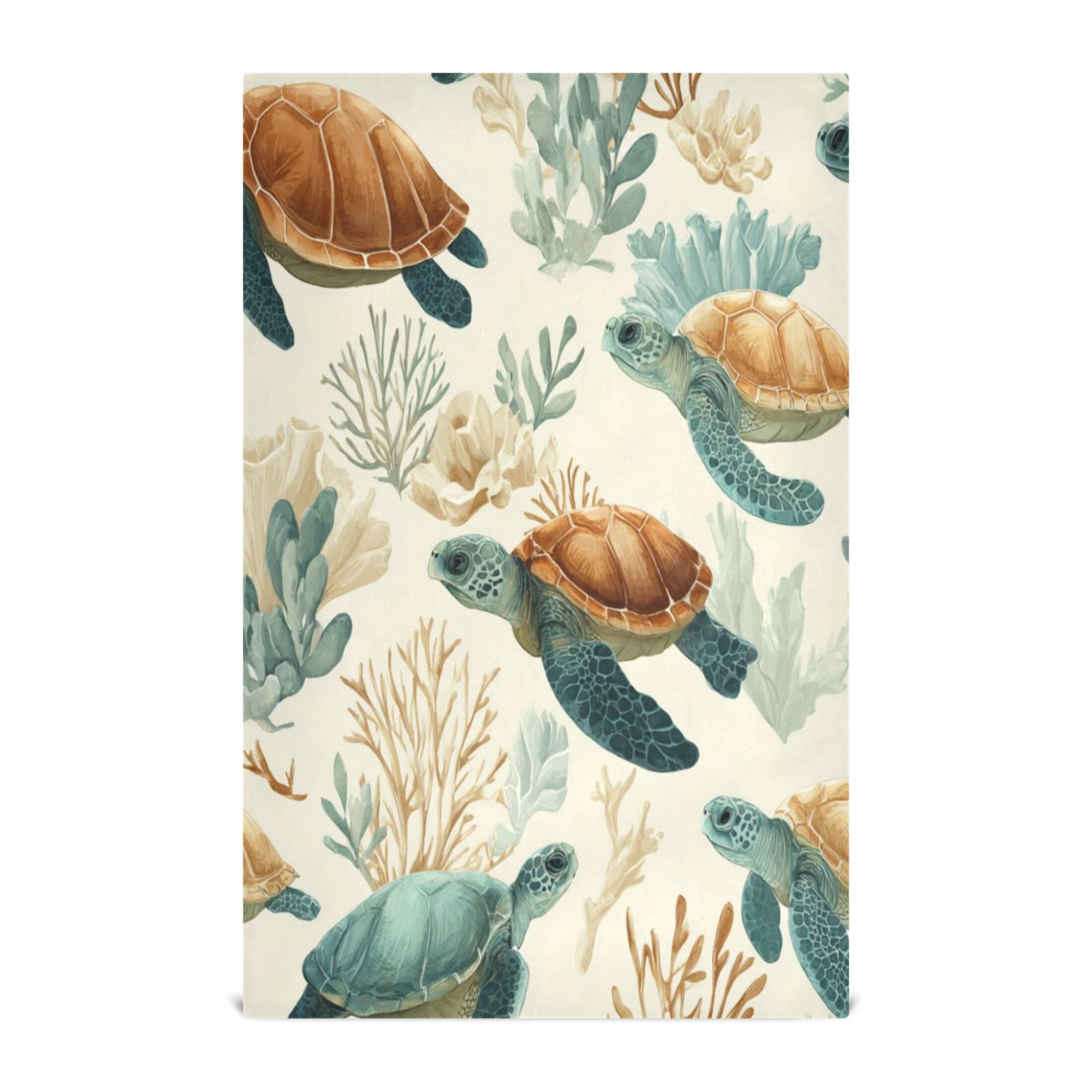 1 Pack Printed Kitchen Dish Towels Soft and Absorbent Dish Cloths ...