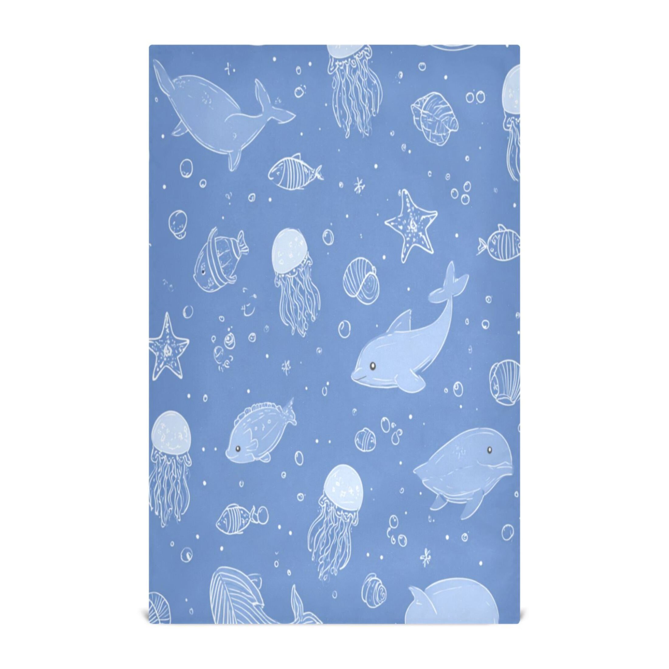 1 Pack Printed Kitchen Dish Towels Soft and Absorbent Dish Cloths ...