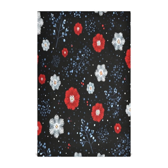 1 Pack Printed Kitchen Dish Towels Soft and Absorbent Dish Cloths ...