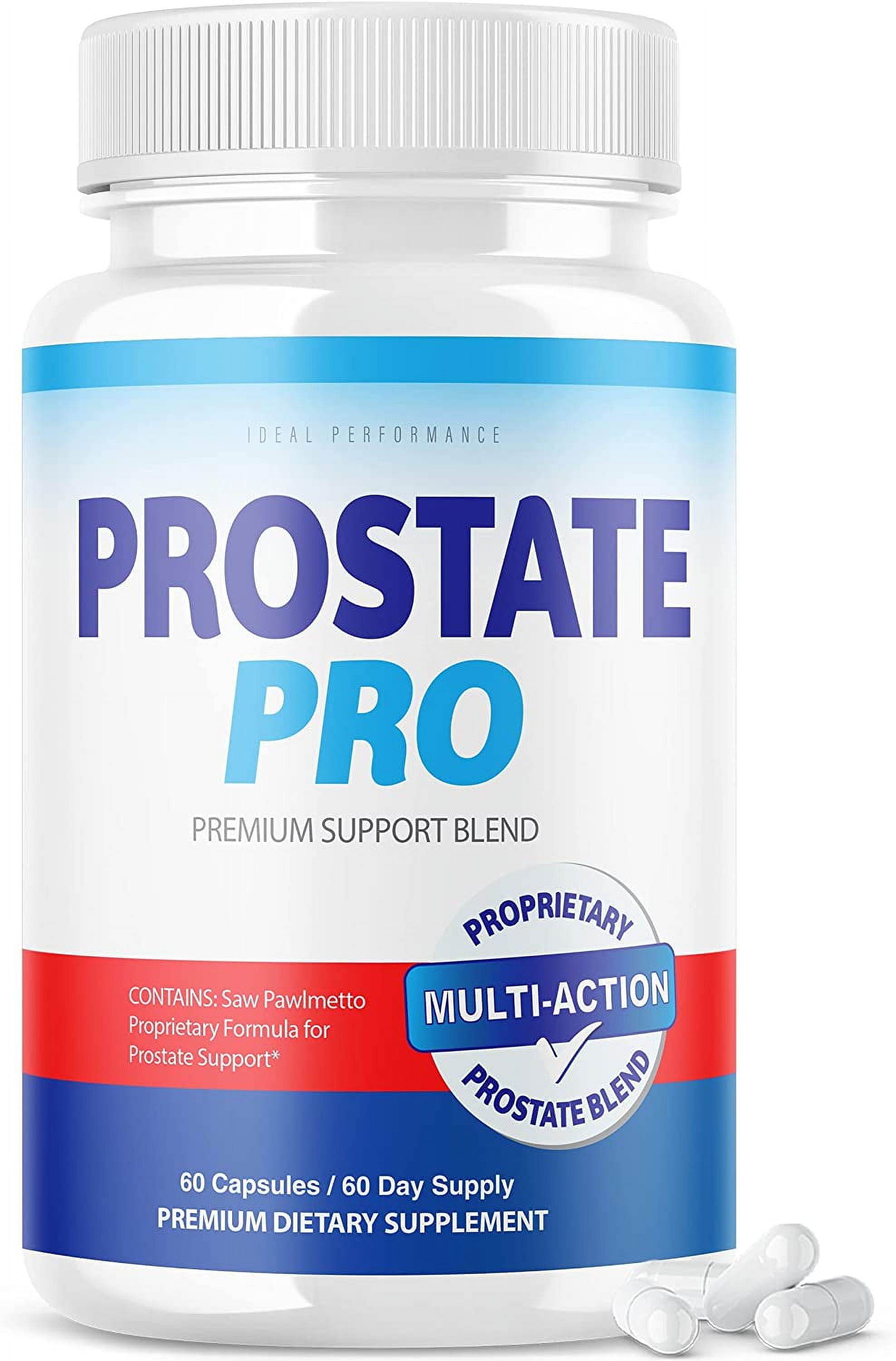 (1 Pack) Prostate Pro Supplement Capsules, Advanced Prostate Health ...