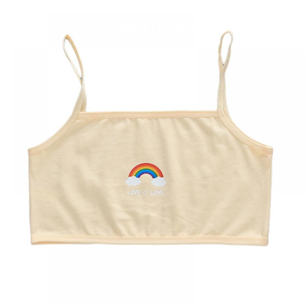 1 Pack Puberty Girls Big Girls Cotton Development Bra Cami Training Bra ...