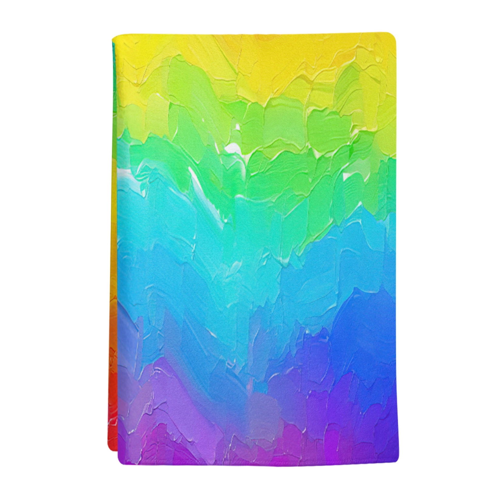 1 Pack Rainbow Gradient Kitchen Towels Colorful Oil Painting Decorative ...
