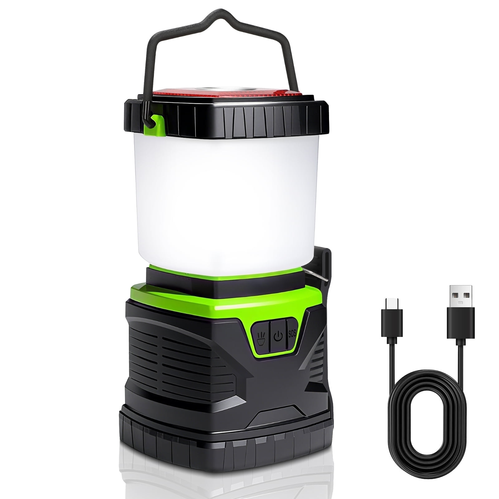 Rechargeable Camping Lantern, 1000LM 4400mAh LED Camping Light with 5 ...
