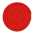 1 Pack Red Cotton Rope Coasters – Heat Resistant Woven Trivet Pads ...