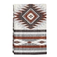 1 Pack Red Grey Kitchen Towels Southwestern Native Aztec Ethnic Style ...