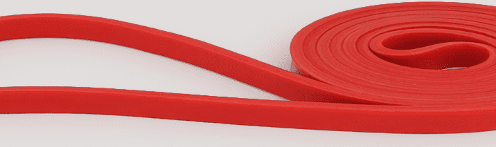 1 Pack Red Resistance Band for Exercise, Stretching, Yoga and Pilates ...