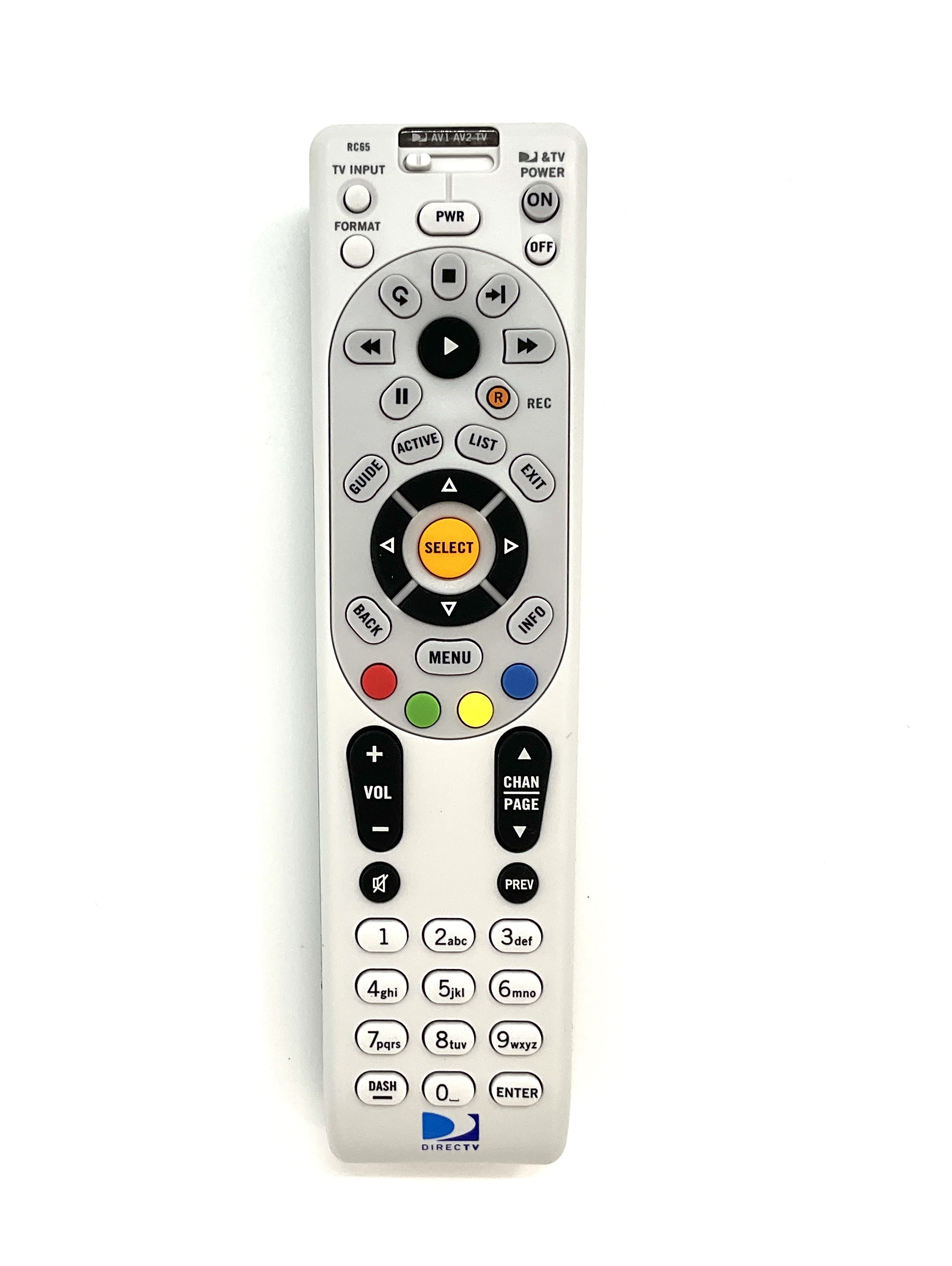 DirecTV RC65 4-Device Universal IR Controller for Receivers, TVs, DVD ...