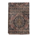 1 Pack Retro Flower Kitchen Towels Art Carving Textures in Egyptian ...
