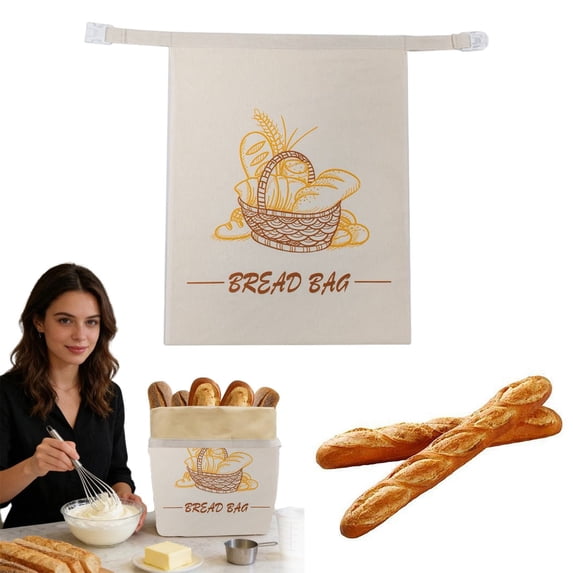 1 Pack Reusable Beeswax Bread Bags for Homemade Sourdough Bread ...