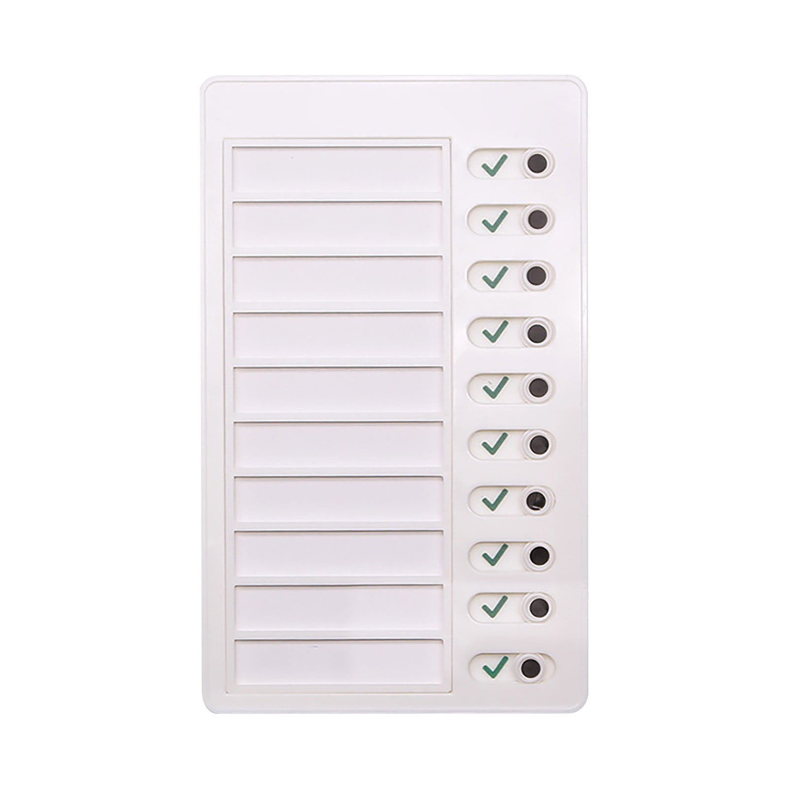1 Pack Reusable to Do List,Boards Plastic Chore Chart Memo Checklist ...