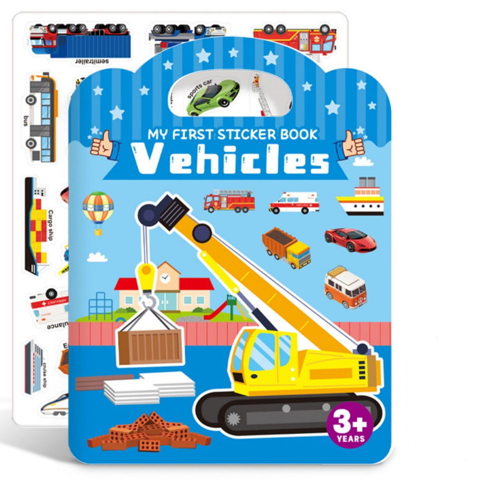 1 Pack Reusable Sticker Book for Toddlers Age 3+ Preschool Learning ...