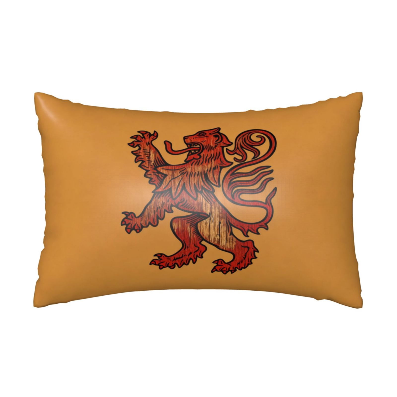 1 Pack Satin Pillowcase Scottish Flag Lion Logo Pillowcase with Hidden ...
