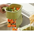 1-Pack Self-Cleaning Kitchen Sink Drain Basket - Multifunctional Push ...