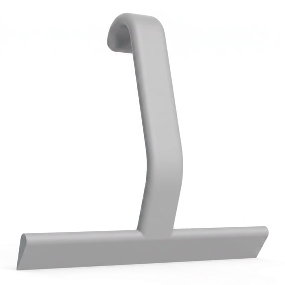 1 Pack Shower Squeegee with Built-in Hook, Silicone for Glass Door ...