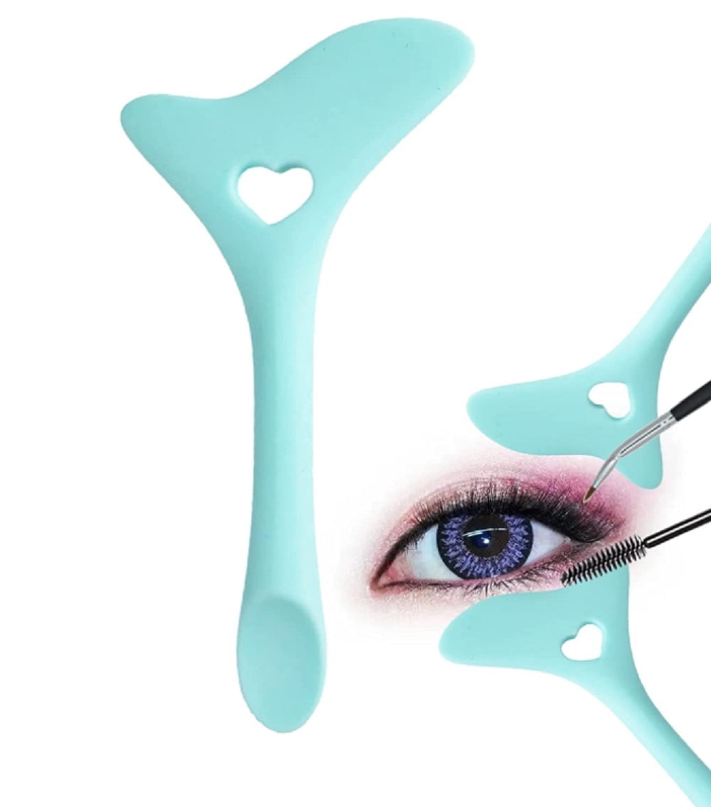 1-Pack Silicone Eyeliner & Eyebrow Stencil Kit, Reusable Winged ...