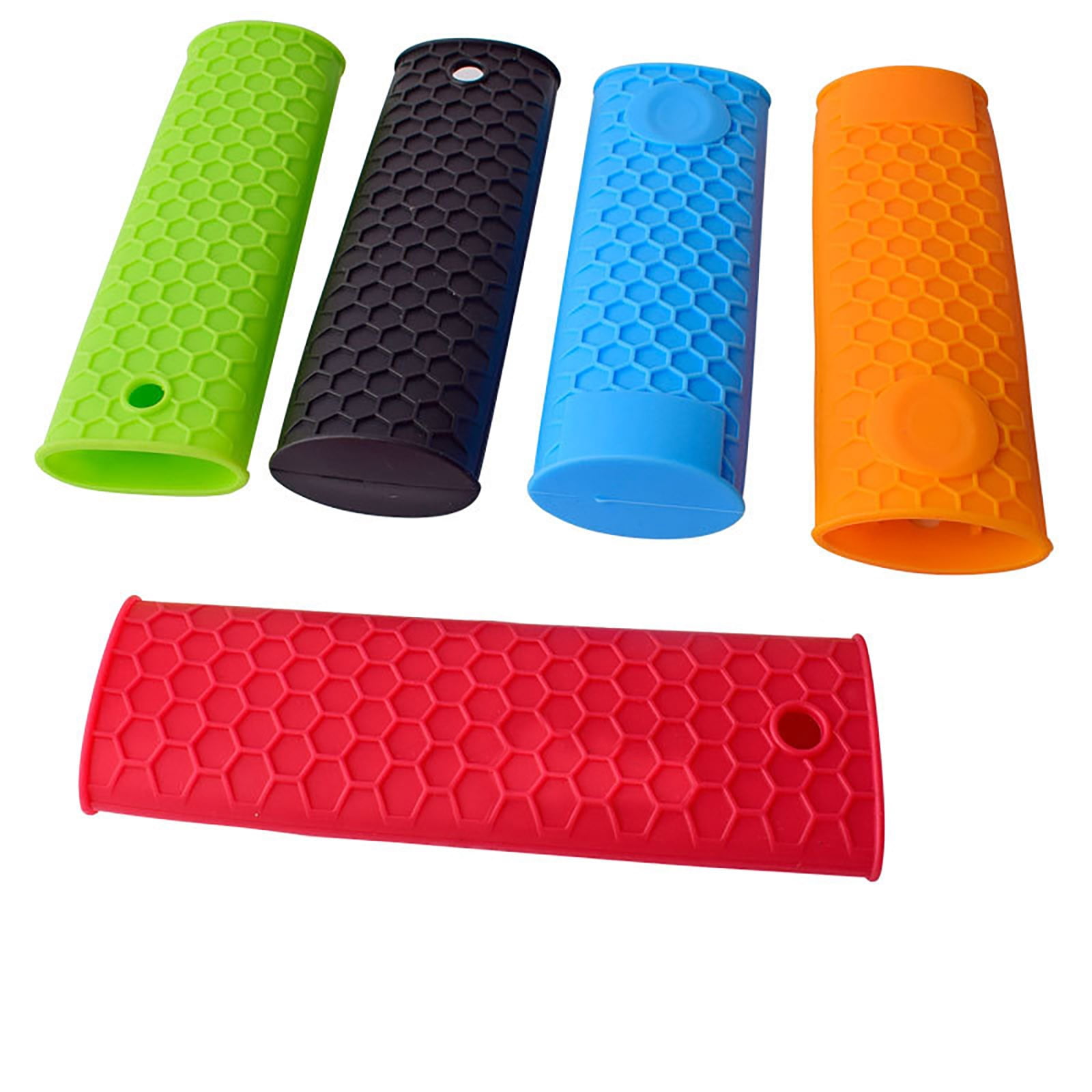 1 Pack Silicone Hot Handle Holder Cover Cast Iron Handle Cover Silicone ...