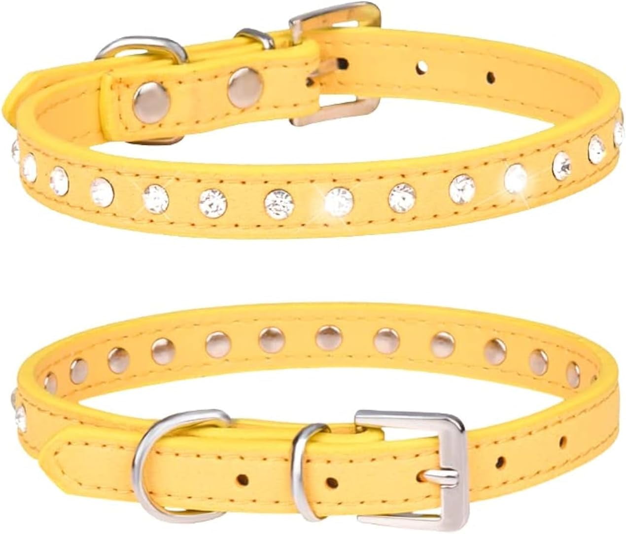 1 Pack Small Dog Collars, Bling Diamond Pretty Crystal Sparkly ...