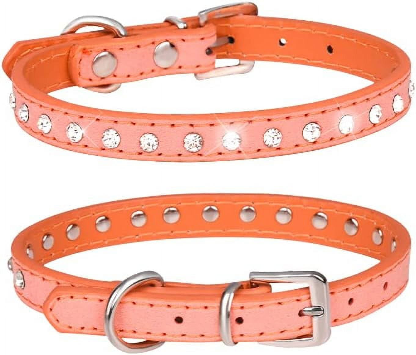 1 Pack Small Dog Collars, Bling Diamond Pretty Crystal Sparkly ...