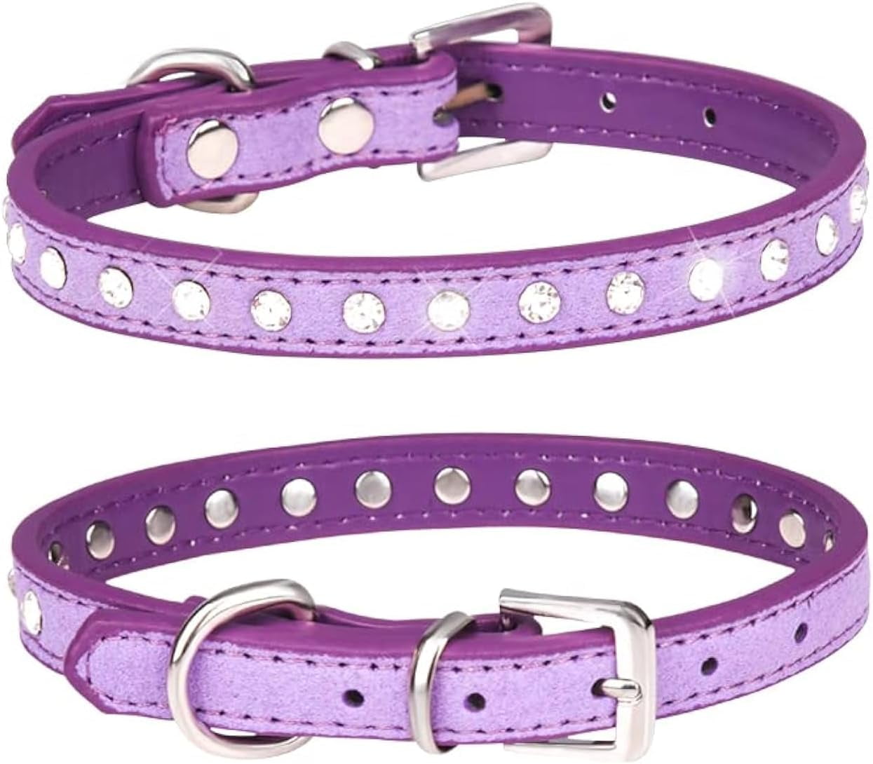 1 Pack Small Dog Collars, Bling Diamond Pretty Crystal Sparkly ...