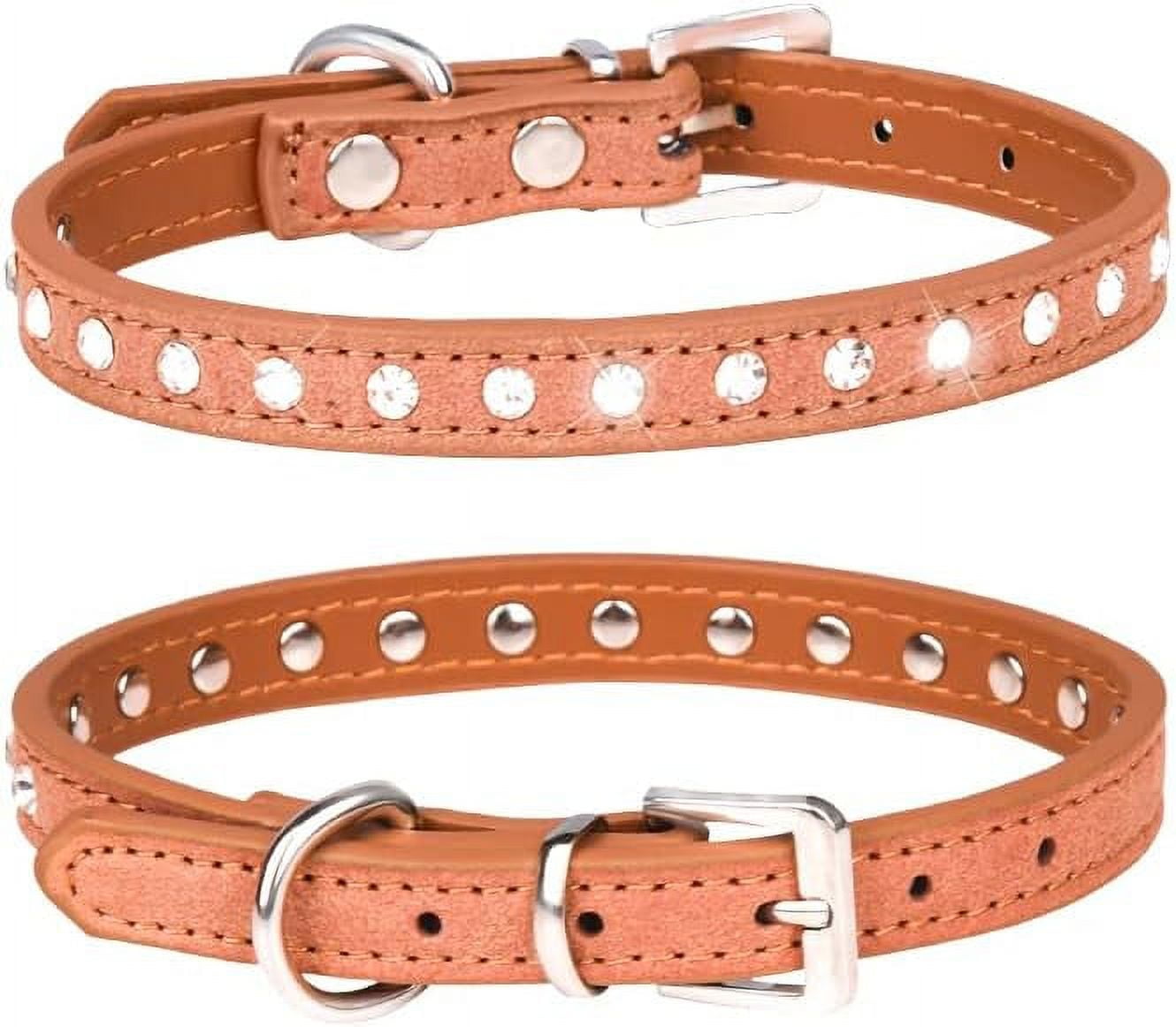 1 Pack Small Dog Collars, Bling Diamond Pretty Crystal Sparkly ...