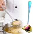 1 Pack Small Drizzle Spoon, Stainless Steel Saucier Spoon with Spout ...