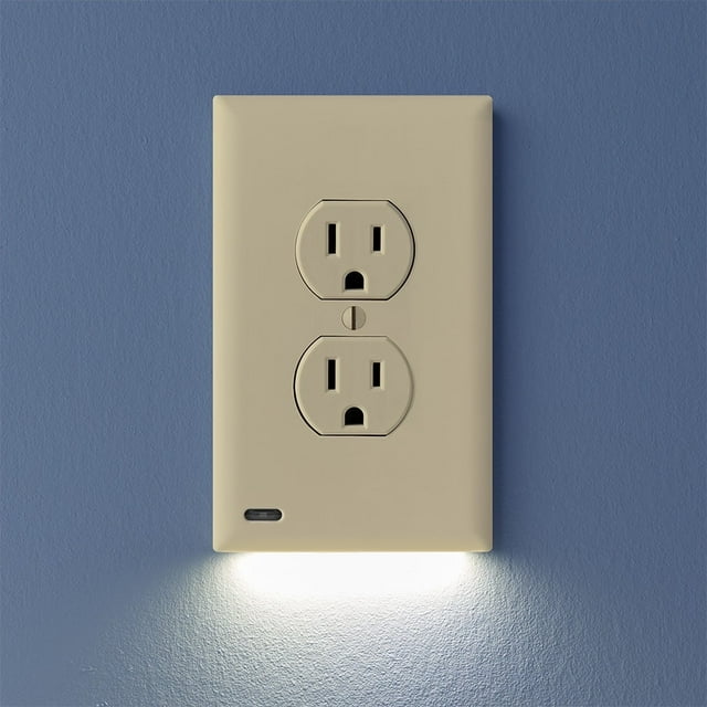 1 Pack - SnapPower GuideLight 2 [For Duplex Outlets] - Replaces Plug-In ...