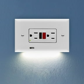 SnapPower GuideLight 2 for Outlets, LED Night Light Wall Plate ...