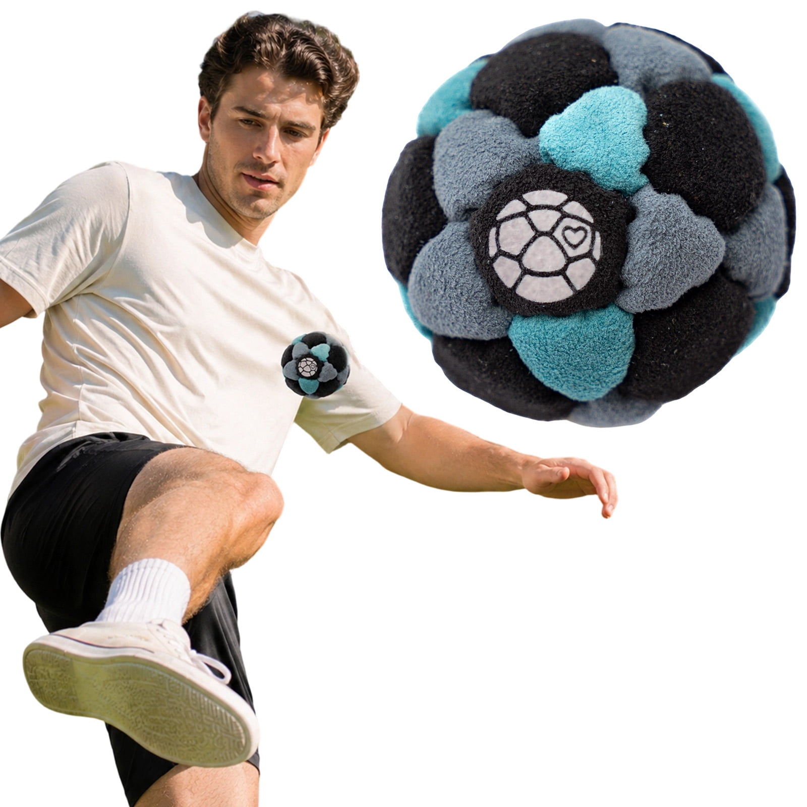 1 Pack Soccer Footbag, Soft Kick Bean Bag for Foot Juggling Practice ...