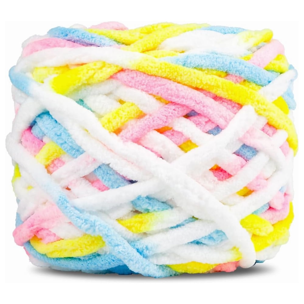 1 Pack Soft Velvet Chunky Yarn,100g Plush Crochet Thread,Fluffy Velvet ...