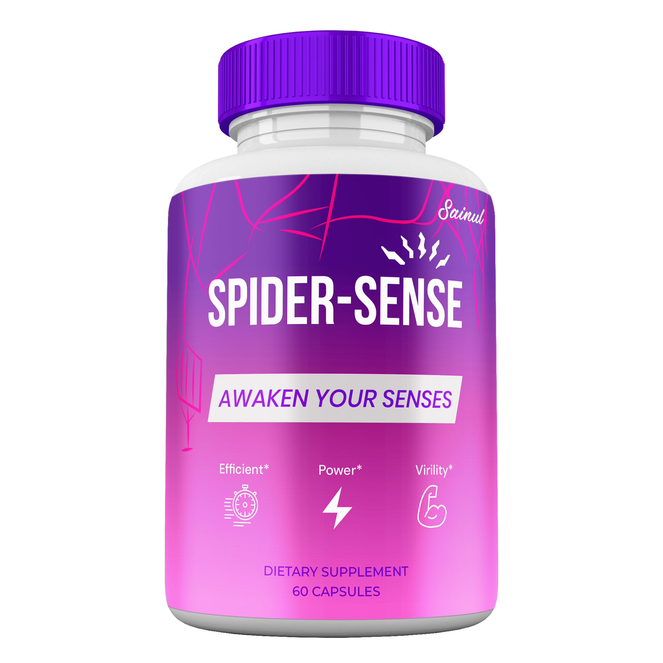 (1 Pack) Spider Sense Capsules for Men, Advanced Formula, All-Natural ...