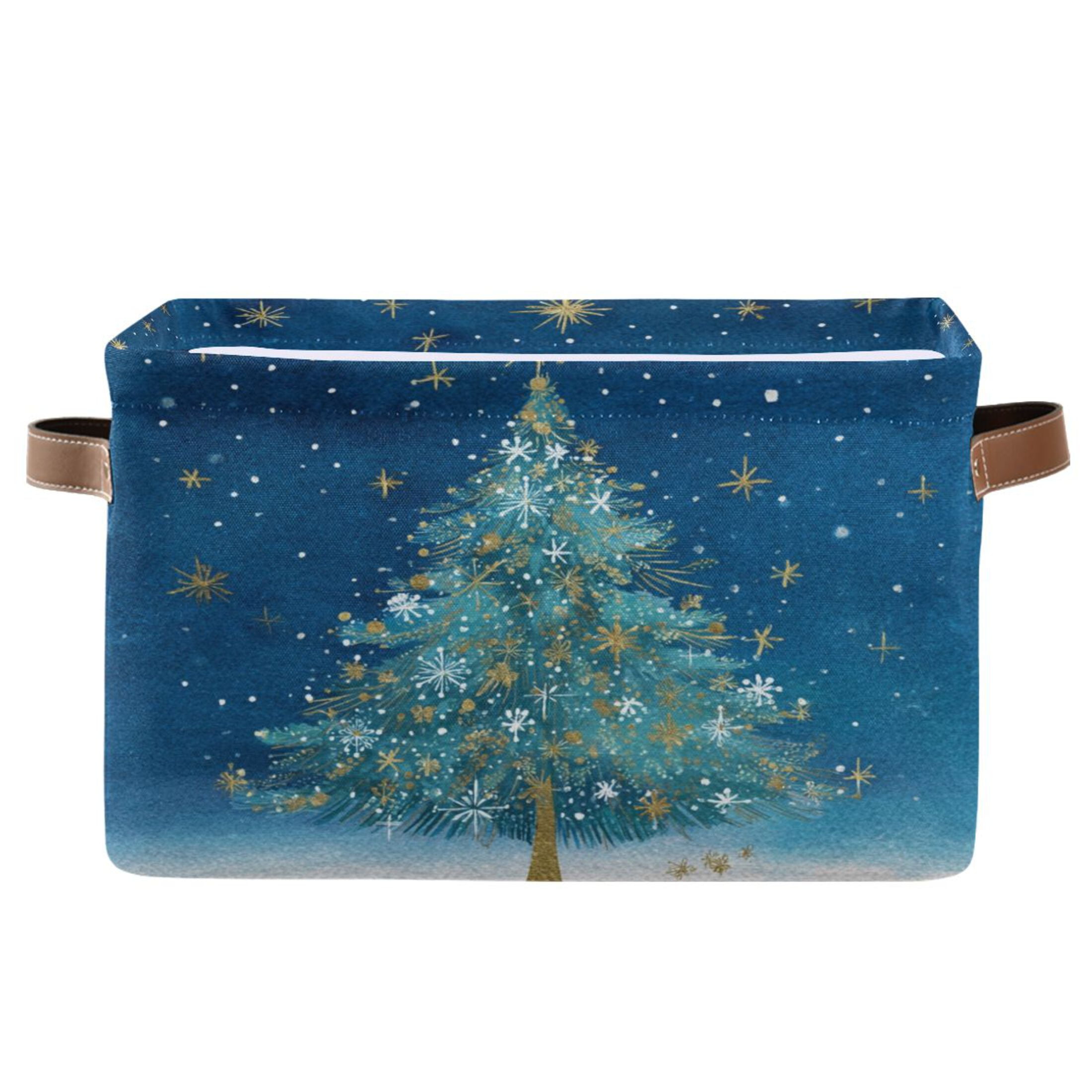 1-Pack Square Closet Organizers with Handles Open Basket Bins ...