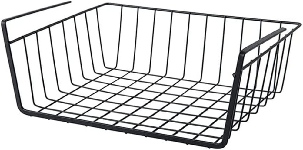 1 Pack Stackable Under Shelf Wire Baskets Pantry Organizer, Under ...