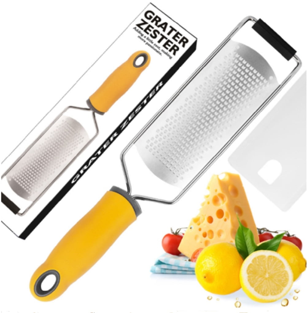 1-Pack Stainless Steel Cheese Grater & Zester – Handheld Multi-Purpose ...