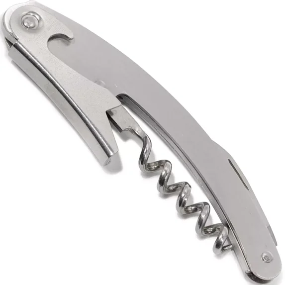 1 Pack - Stainless Steel Corkscrew With Foil Cutter - Bar And Wine ...