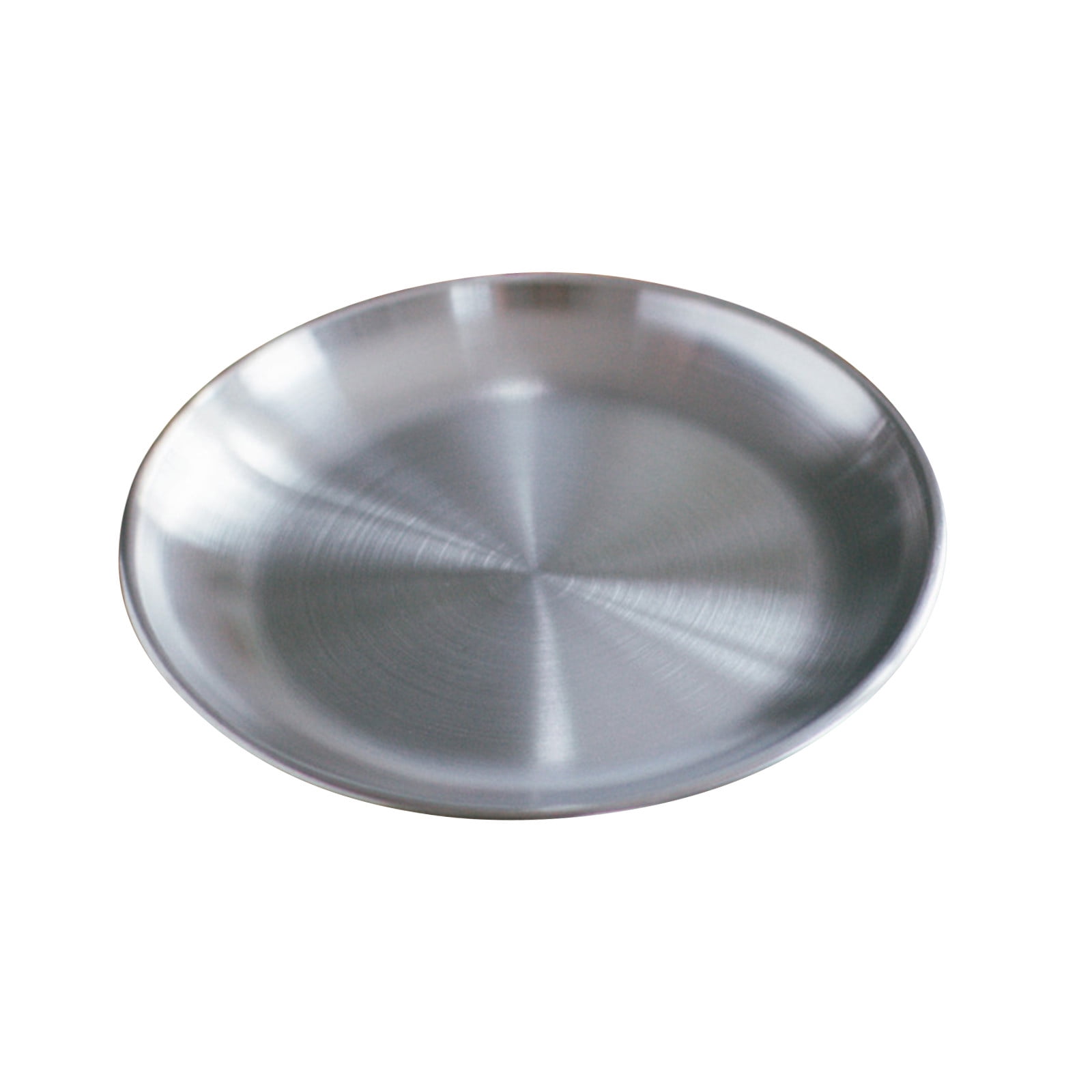 1 Pack Stainless Steel Plate Set,6.8Inch Metal Lightweight Unbreakable ...