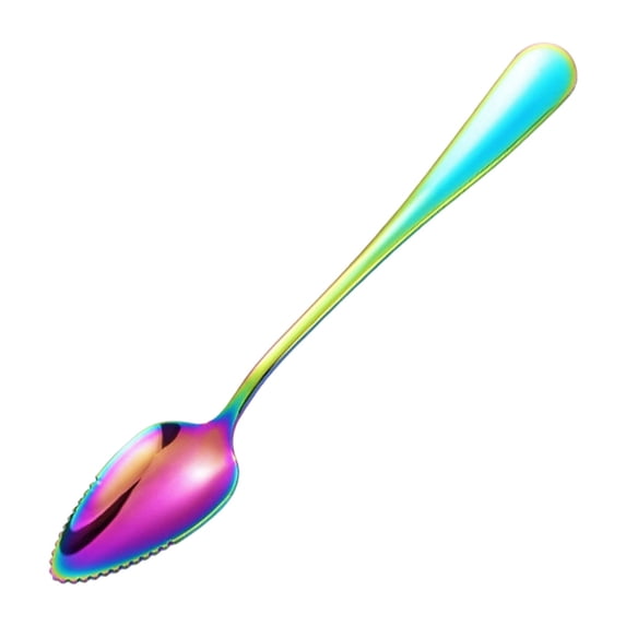 1 Pack Stainless Steel Serrated Spoon, Multi-Purpose Grapefruit Spoon ...